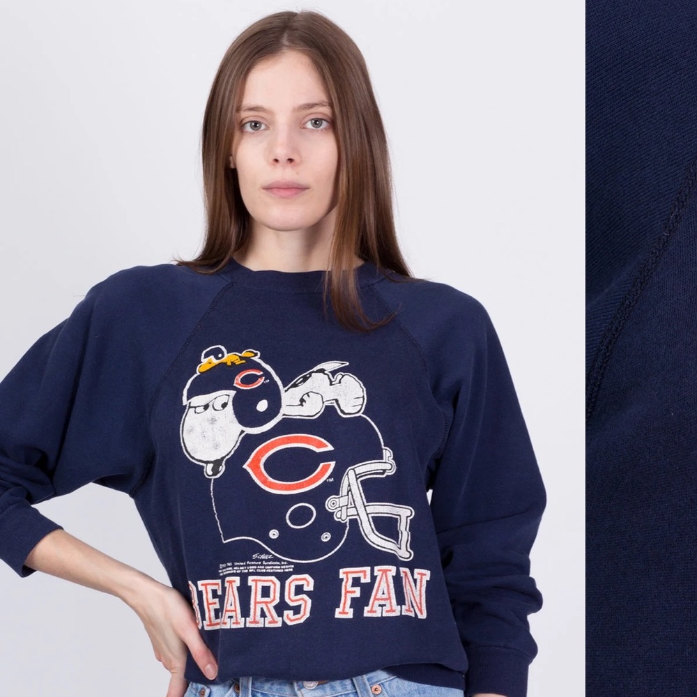 Vintage Rare! Original Artex Snoopy Bears Fan Crewnec… - Gem